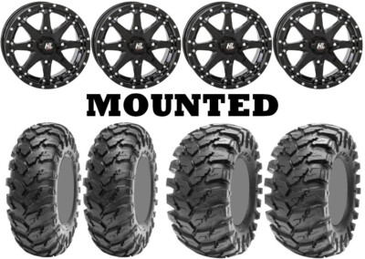 Kit 4 Maxxis MU511/MU521 Tires 27x9-14/27x11-14 on High Lifter HL10 ...