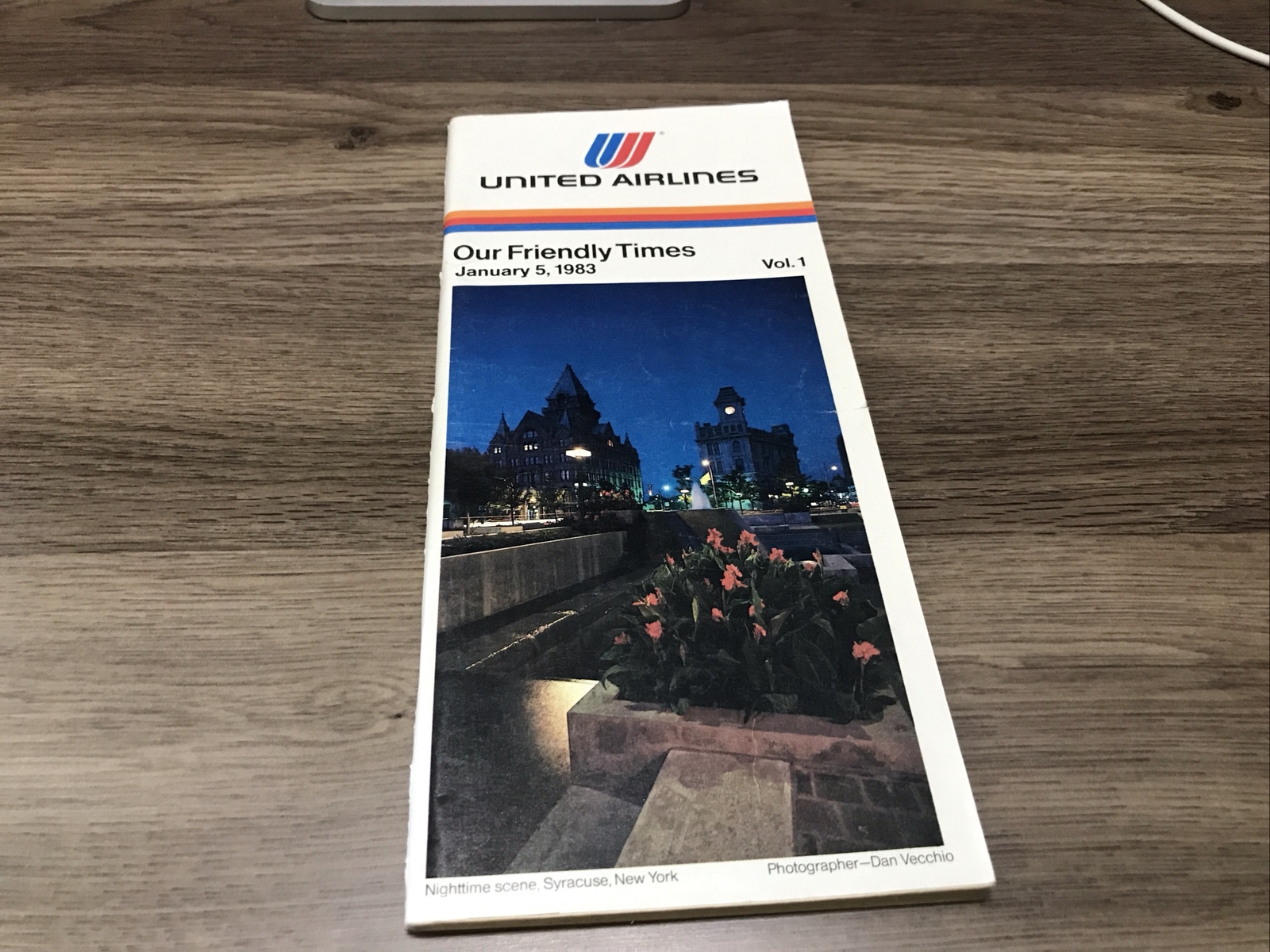 United Airlines Flight Schedule Jan 5, 1983 | eBay