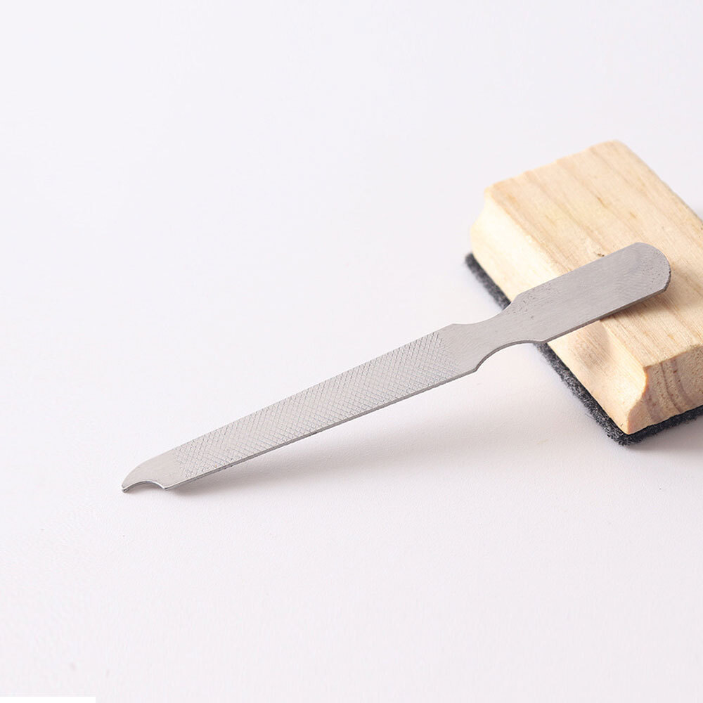 2Pcs Stainless Steel Metal Nail File Double Sided Manicure Files ...