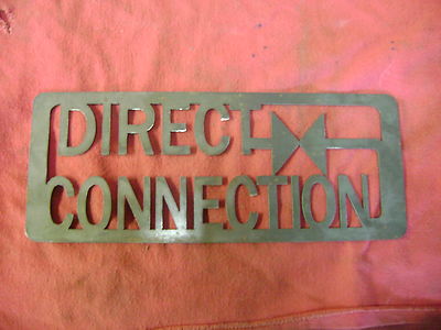 DIRECT CONNECTION METAL SIGN,MOPAR,DODGE,PLYMOUTH,CHRYSLER. | eBay