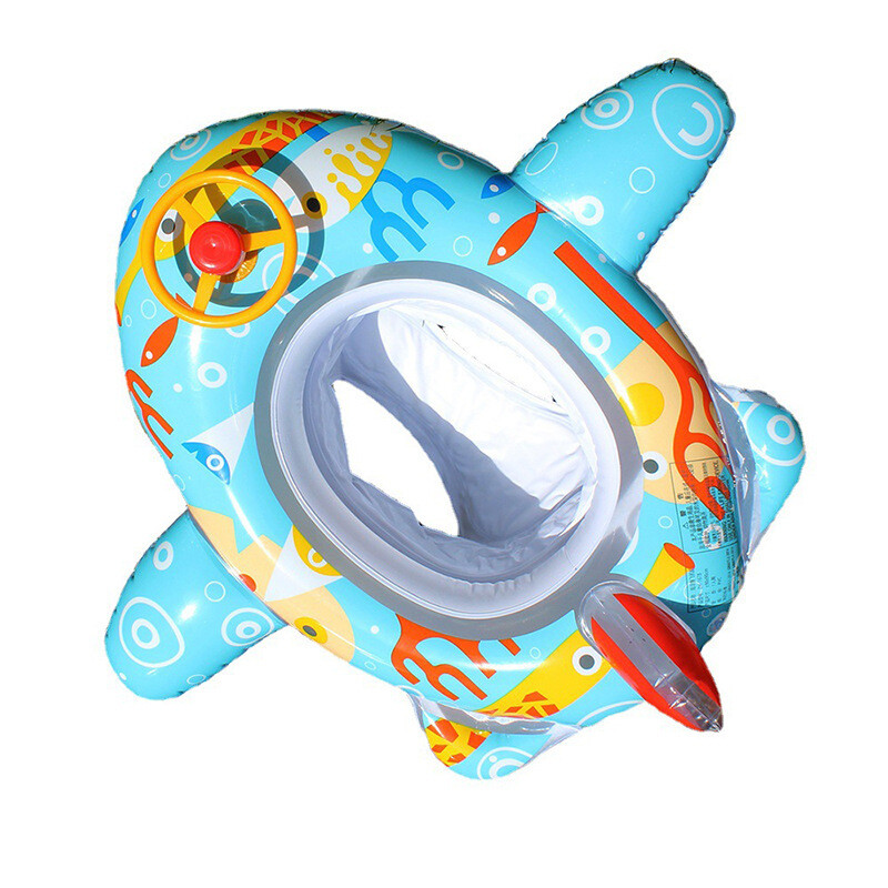 Kids Swim Ring Thunder Jet Frog Ocean Fish Flamingo Aircraft Design ...