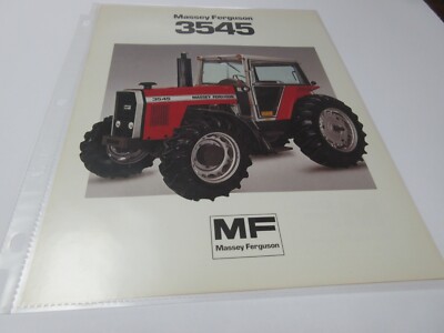 Massey Ferguson 3545 Tractor Brochure 2 Page Very Good | eBay