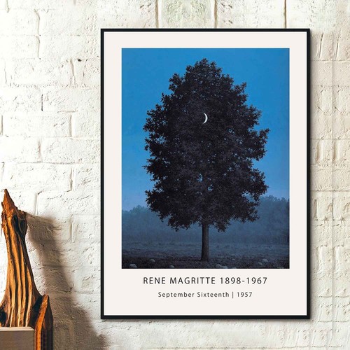 September Sixteenth 1957 - Rene Magritte Paintings Exhibition Poster ...