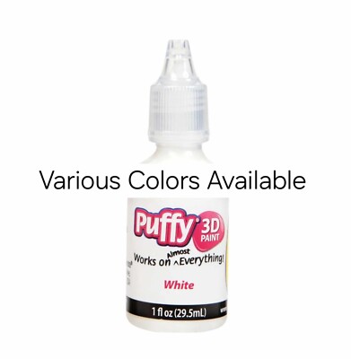 Puffy 3D Puff Paint, Fabric and Multi-Surface 1 fl oz Liquid Puff ...