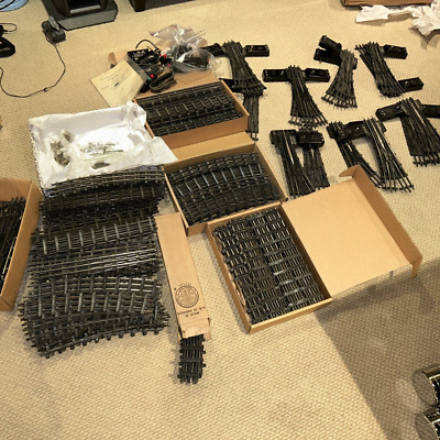 Vtg Lionel Train T-Rail Track, Switches, Hardware 161 Track 7 Prs ...