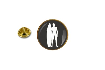 pins pin's badge metal lapel hat button surf surfer | eBay Australia