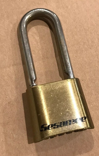 SESAMEE HARDENED KEYLESS LOCK PADLOCK MADE IN USA | eBay