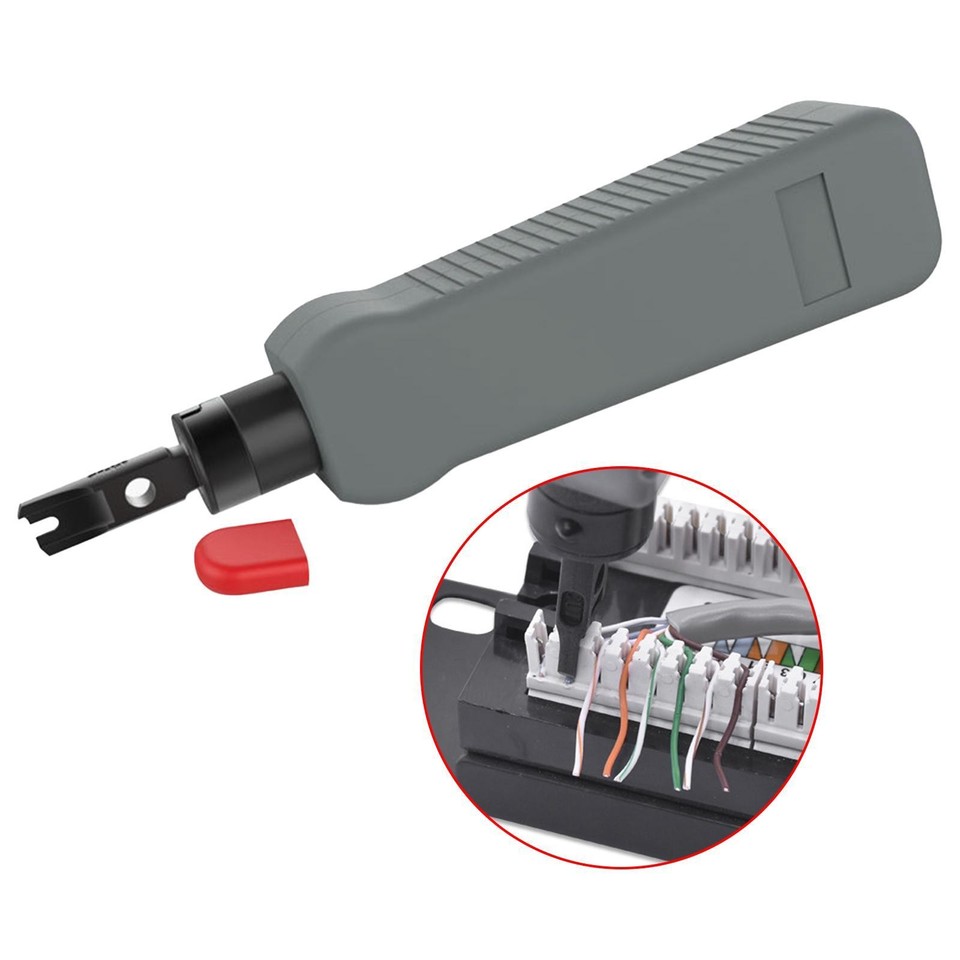 Punch Down Impact Tool Double Blade Repair Lan Networking Ethernet ...