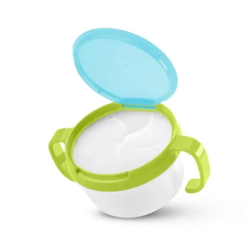 Baby Kids Plastic Snack Catcher Double Handle Snack Cup Jar Bowl Spill ...