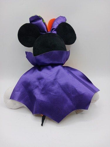 Disney Store 16” Plush Minnie Mouse Halloween Vivacious Vampire Costume ...