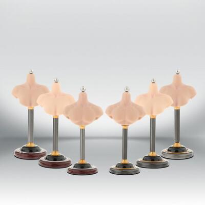 1:6 Male Female Bust Stand Half Bust Base Stand Platform 1:6 Scale Male ...