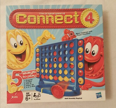 Connect 4 Hasbro board game 673419149624| eBay