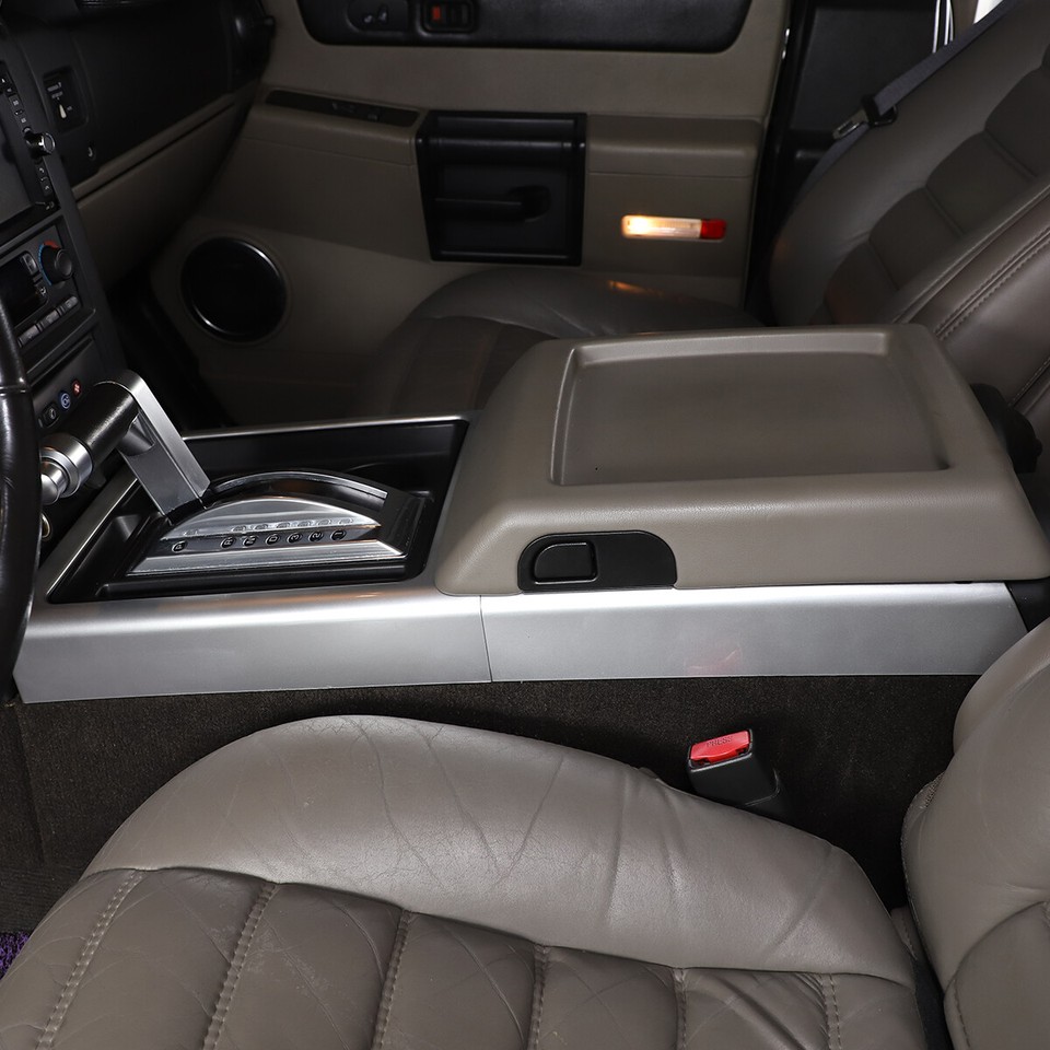 Center Console Gear Shift Silver Trim Frame Cover Fit For Hummer H-2 ...
