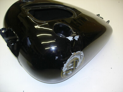 HARLEY DAVIDSON Motorcycle Part OME GAS Fuel TANK VIVID BLACK FXDB P/N ...