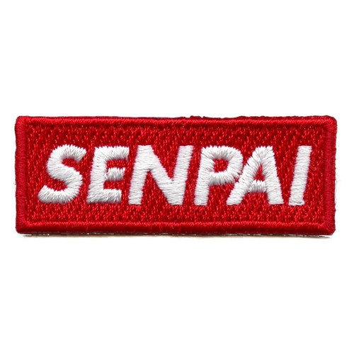 Senpai Chapeau Patch Rouge Boîte Logo Brodé à Repasser | eBay