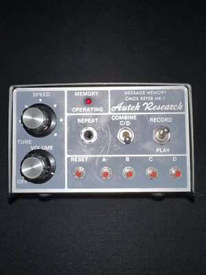 Autek Research CMOS Keyer MK-1 Message Memory Morse Code Telegraph Ham ...