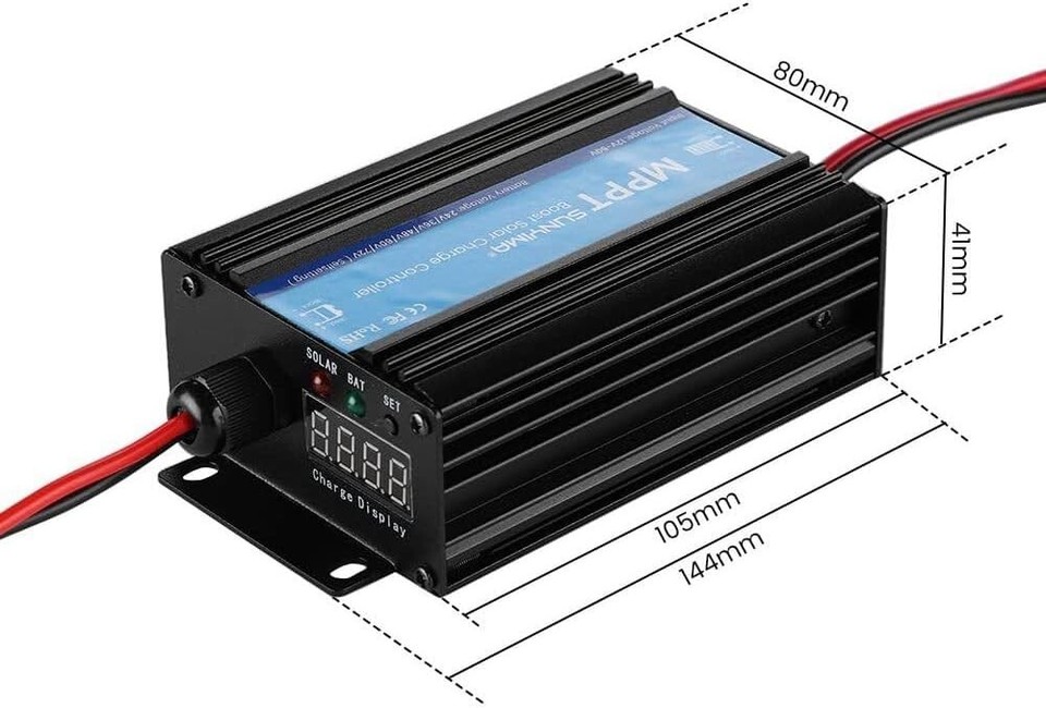 300W MPPT Solar Charge Controller, 24V 36V 48V 60V 72V Solar Panel ...