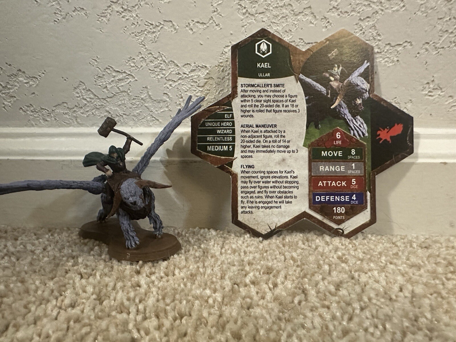 Heroscape “Kael” Custom Ullar Elf Sylvan Wizard Ullar Figure & Card | eBay