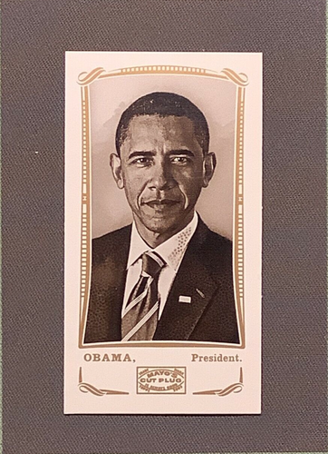 2009 Topps Mayo Cut Plug Mini Barack Obama #205 | eBay