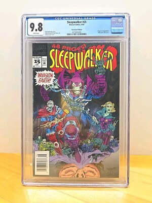 Sleepwalker #25 CGC 9.8 (1993) - ULTRA RARE Newsstand Edition - Org Sleepwalker | eBay