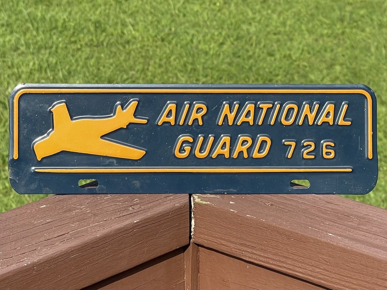 NOS Air National Guard License Plate Topper National Guard Topper | eBay