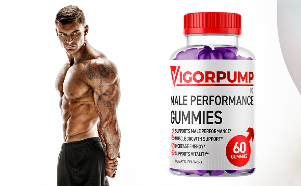 (1 Pack) Vigor Pump Gummies for Men Advanced Drive and Energy Support ...
