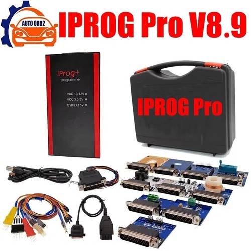Iprog Pro Full V89 with 11 Adapters Support Eeprom IMMO/KM/Radio Reset Dashboard | eBay