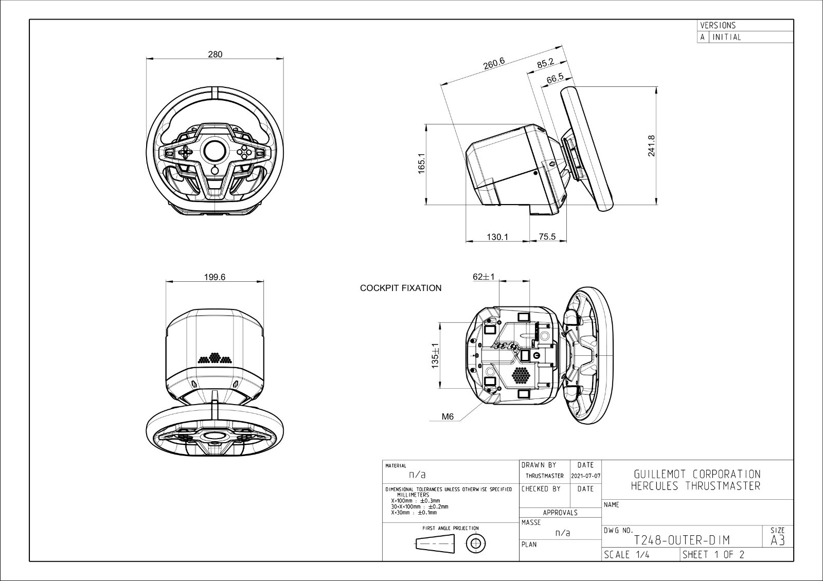 THRUSTMASTER T248 RACING WHEEL MOUNTING SCREWS | eBay