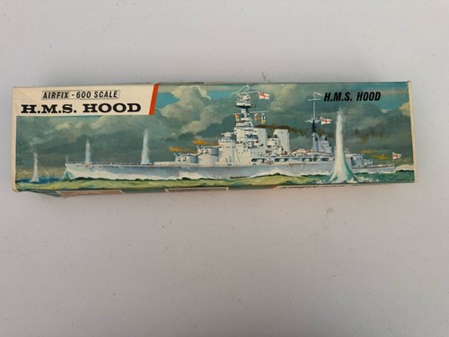 Airfix HMS HOOD BattleShip Model Kit Open Started 1/600 Scale | eBay