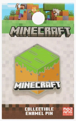 Minecraft Game Logo Exclusive Minecraft Enamel Pin | eBay