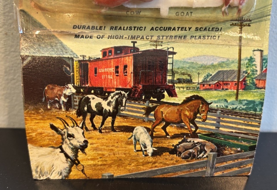 VTG Revell Authentic Scale Accessories Barnyard Animals HO Scale Bubble ...