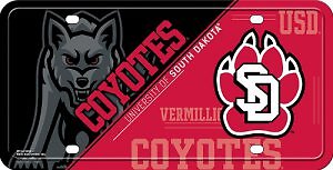 South Dakota Coyotes Metal License Plate 94746606107 | eBay