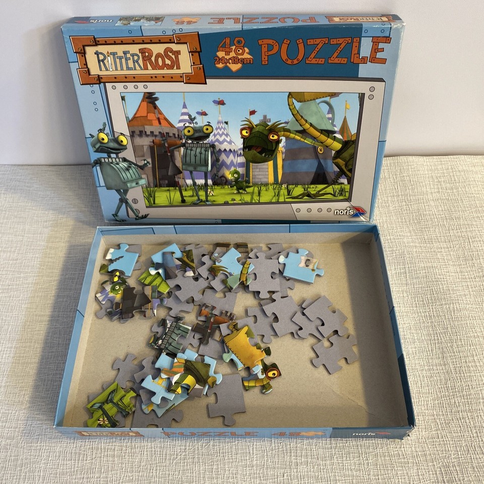 Noris Spiele 606031080 - Ritter Rost Puzzle - Heiße Brüder, 48 Teile ...