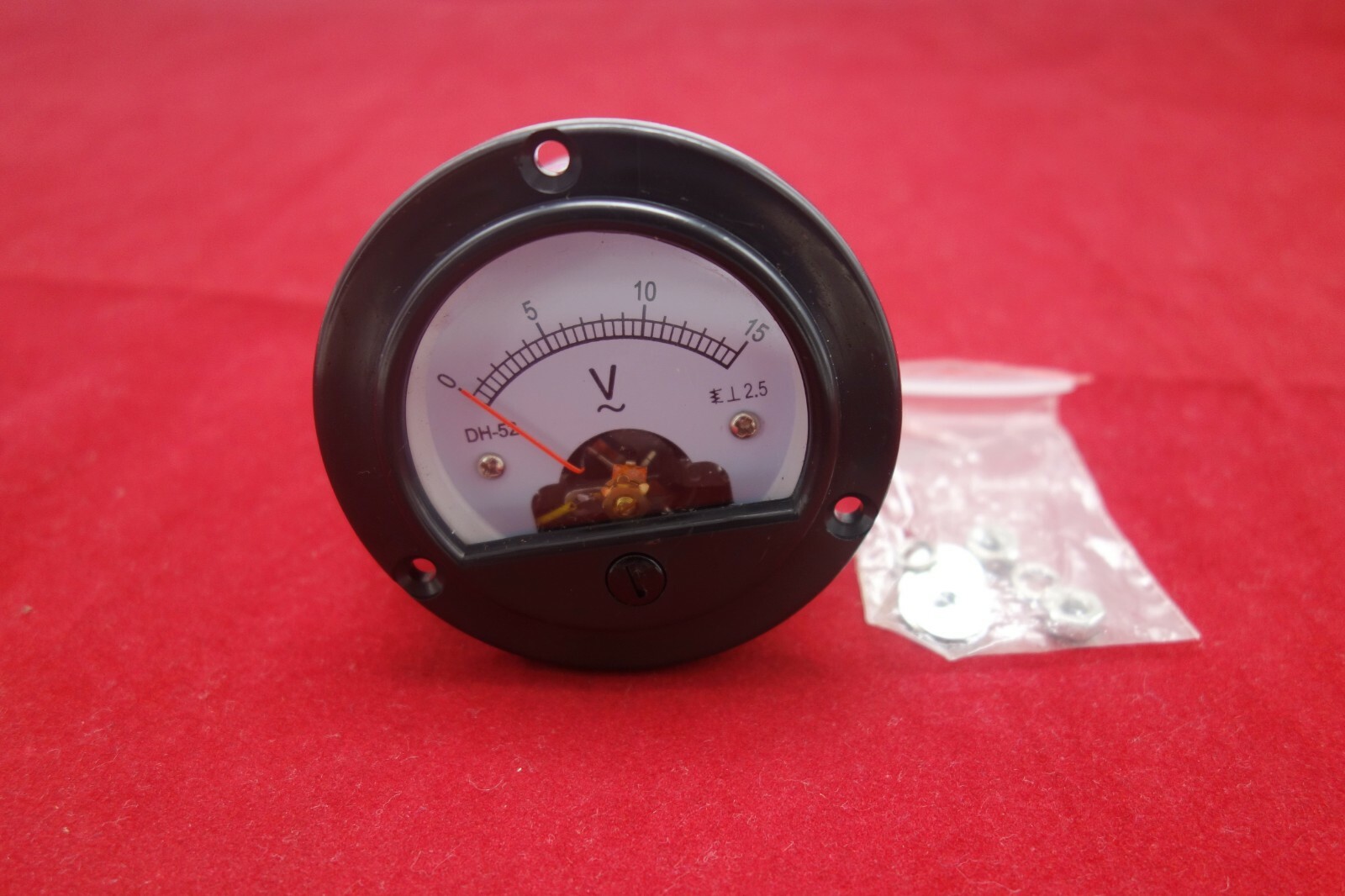 AC 0-15V Round Analog Voltmeter Voltage Panel Meter Dia. 66.4mm DH52 | eBay