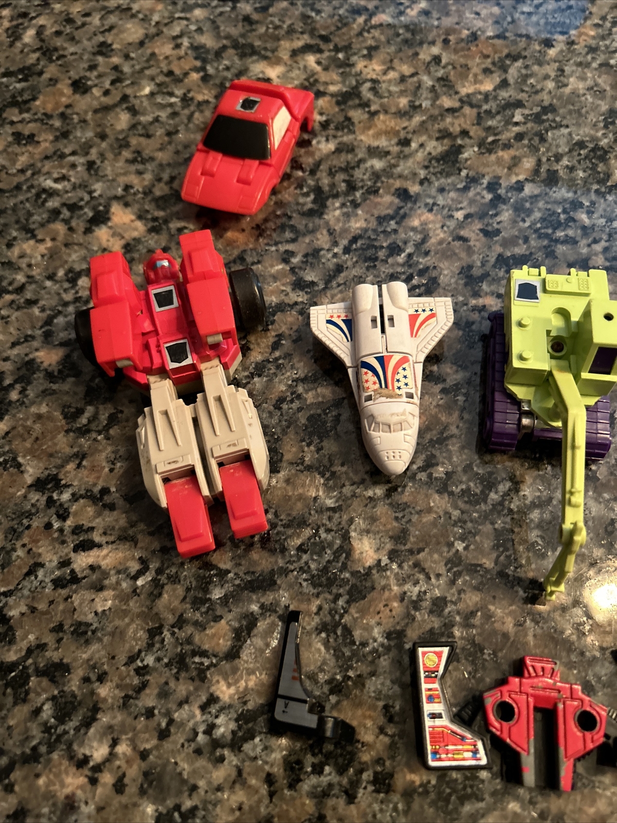 Transformers Lot Assorted Parts And Pieces Broken Figures Weapons. As ...