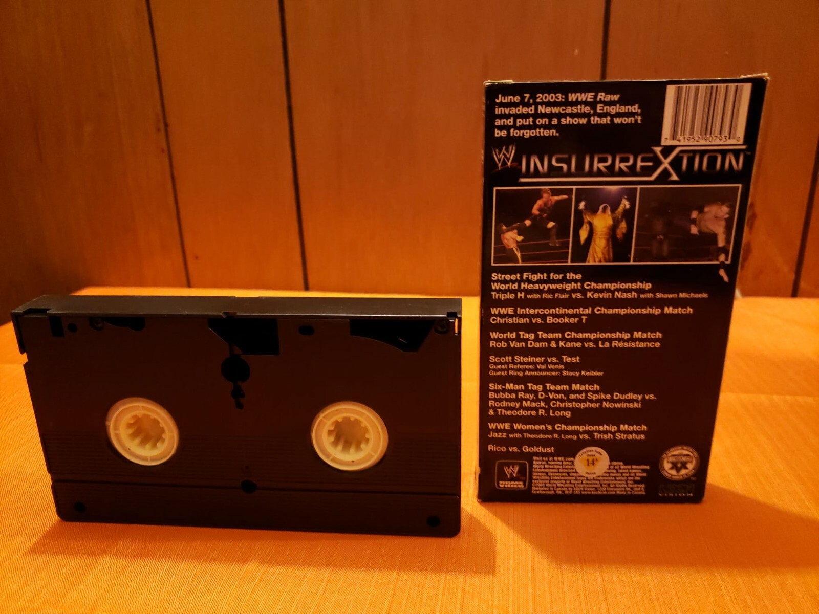 WWF WWE Insurrextion 2003 VHS Tape Complete Classic Wrestling ...