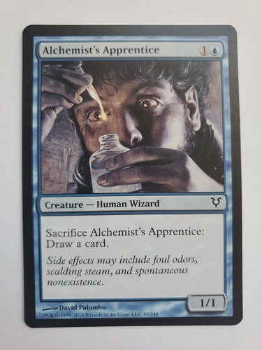 MTG Magic The Gathering Card Alchemist's Apprentice Creature Human ...