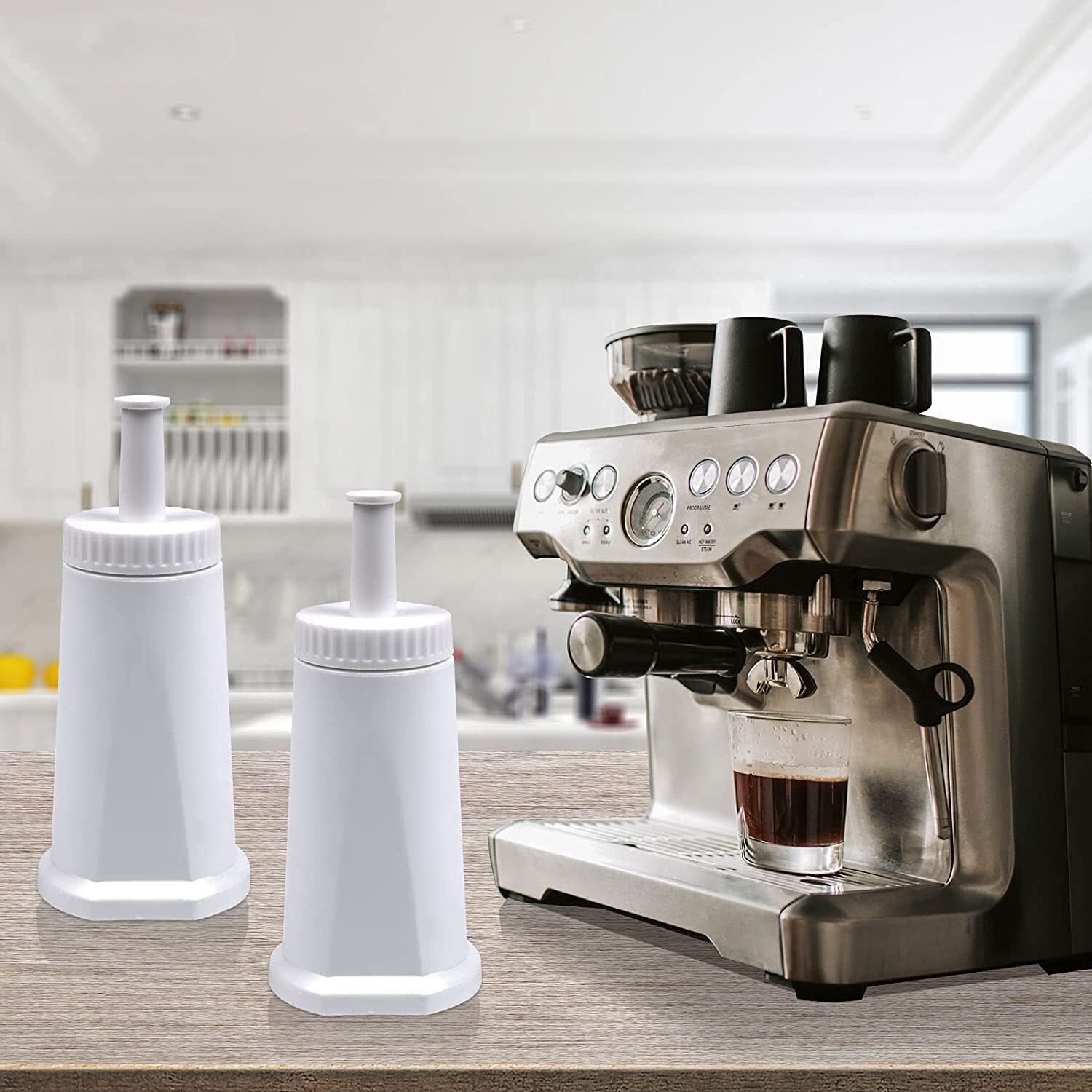 4 Pack Replacement Water Filter Compatible with Breville Oracle Barista ...