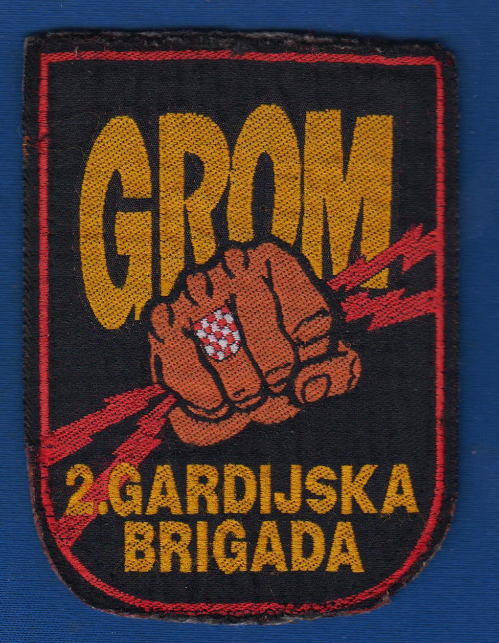 CROATIA ARMY, 2nd GUARD BRIGADE THUNDERS, 2 GRADIJSKA BRIGADA GROM ...