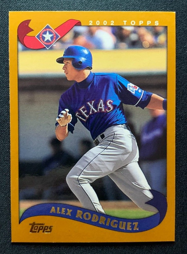 2002 Topps #640 Alex Rodriguez Rangers | eBay