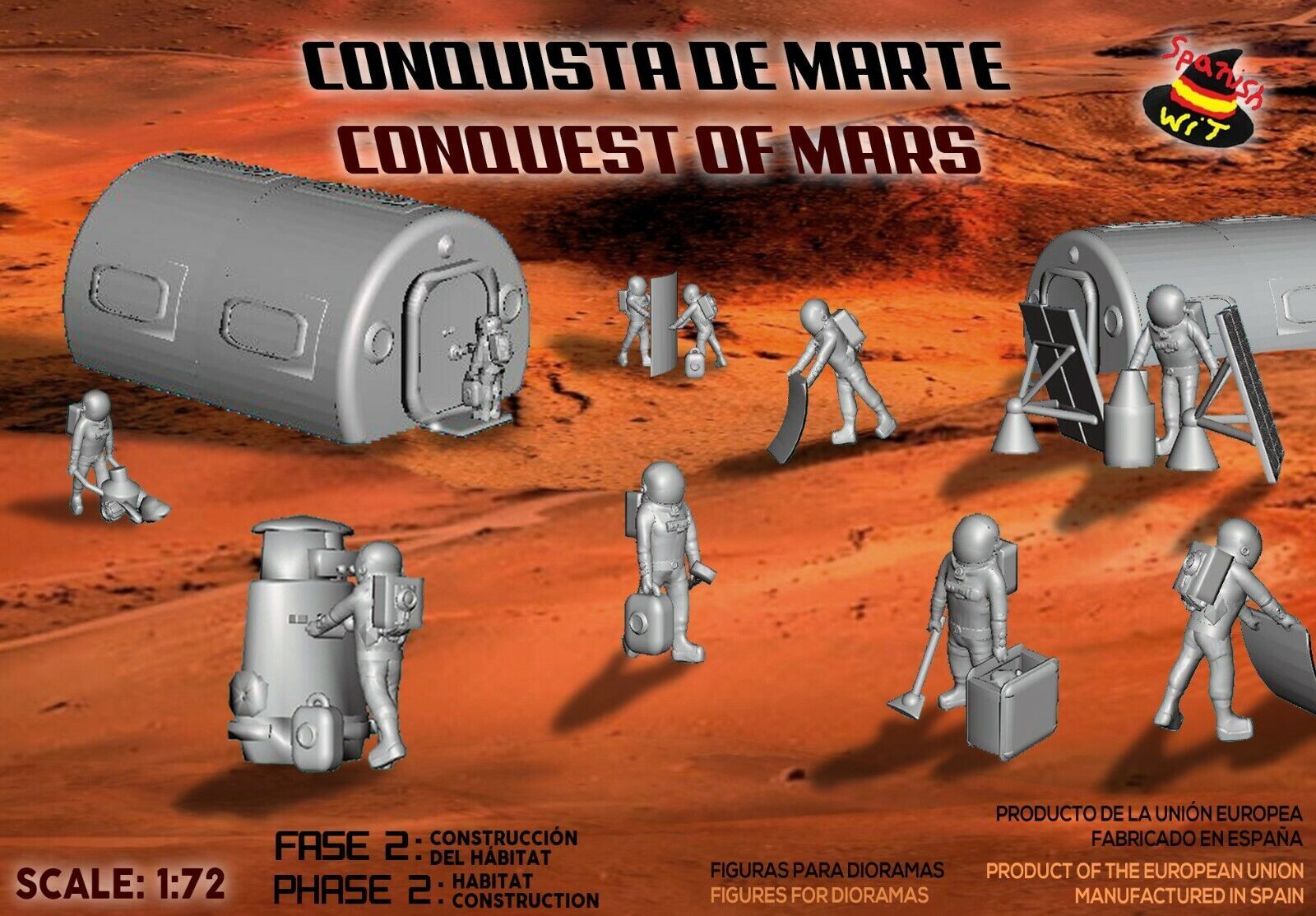NEW ASTRONAUTS CONQUEST OF MARS - FIGURES PHASE 2 -1:72 - NEW FIGURES ...