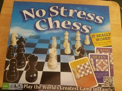 No Stress Chess Board Game Learn Chess Easy For Kids Adults Complete | eBay