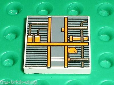 LEGO STAR WARS Tile 2x2 ref 3068bpx94 / set 4500 Rebel Snowspeeder ...