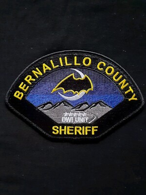 Bernalillo County Sheriff's Office DWI Unit Shoulder Patch Rare To Find ...