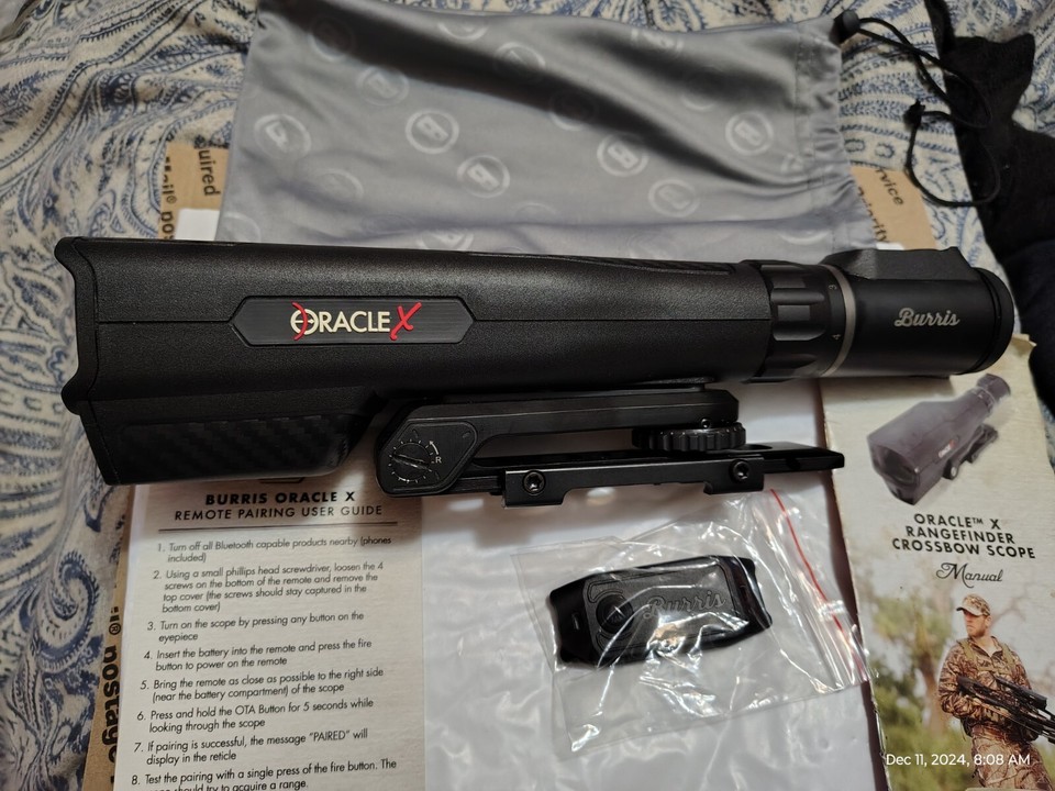 Burris Oracle X Rangefinding Crossbow Scope 381304100 | eBay