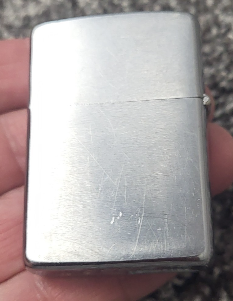 VINTAGE ZIPPO FLINT WELDING AIRCO SUPPLY COMPANY 6-LINES ON BOTTOM ...