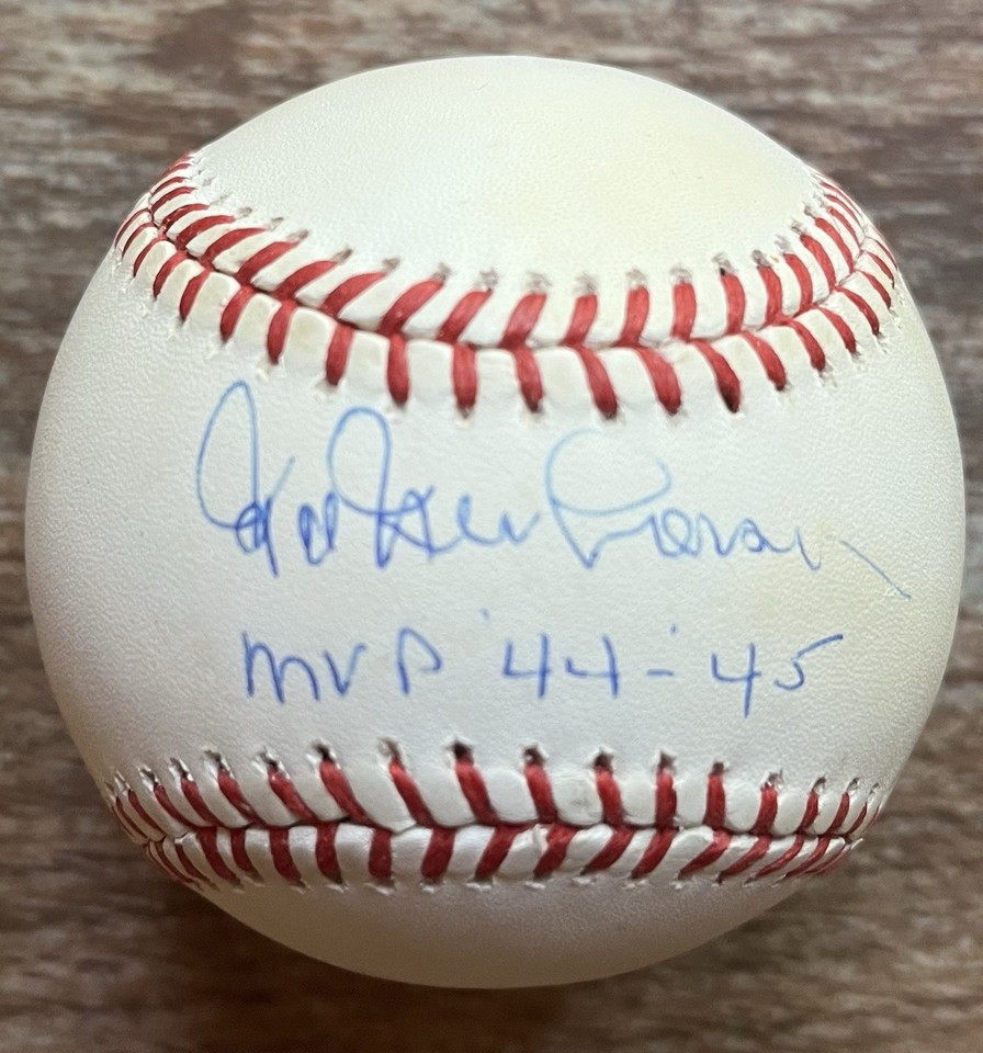 HAL NEWHOUSER "MVP 44-45" Inscribed/Signed/Auto/Autographed OAL ...