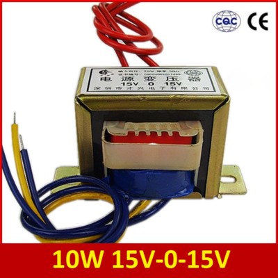 Input AC 220V/50Hz 10W Dual 15V 15V*2 Power Transformer Output AC 15V-0 ...