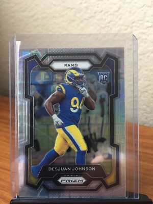 2023 Panini Prizm DESJUAN JOHNSON Rams #356 Rookie rc Premium Pandora ...