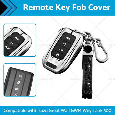 Suitable for Great Wall GWM Wey Tank 300 Alloy Car Remote Key Fob Cover ...